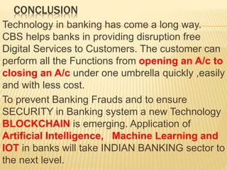 Core banking solution | PPTX