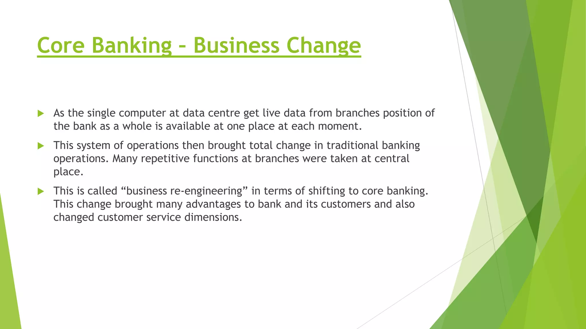 Core banking system | PPTX