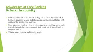 Core banking system | PPTX