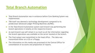 Core banking system | PPTX