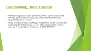 Core banking system | PPTX