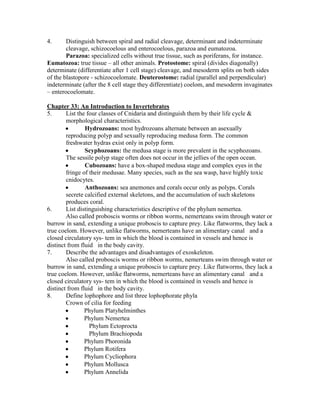 Core biology 2 study guide for lecture exam 3 | PDF