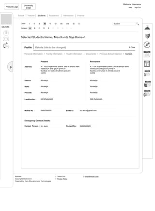 Core campus - student dashboard | PDF
