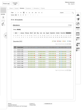 Core campus - student dashboard | PDF