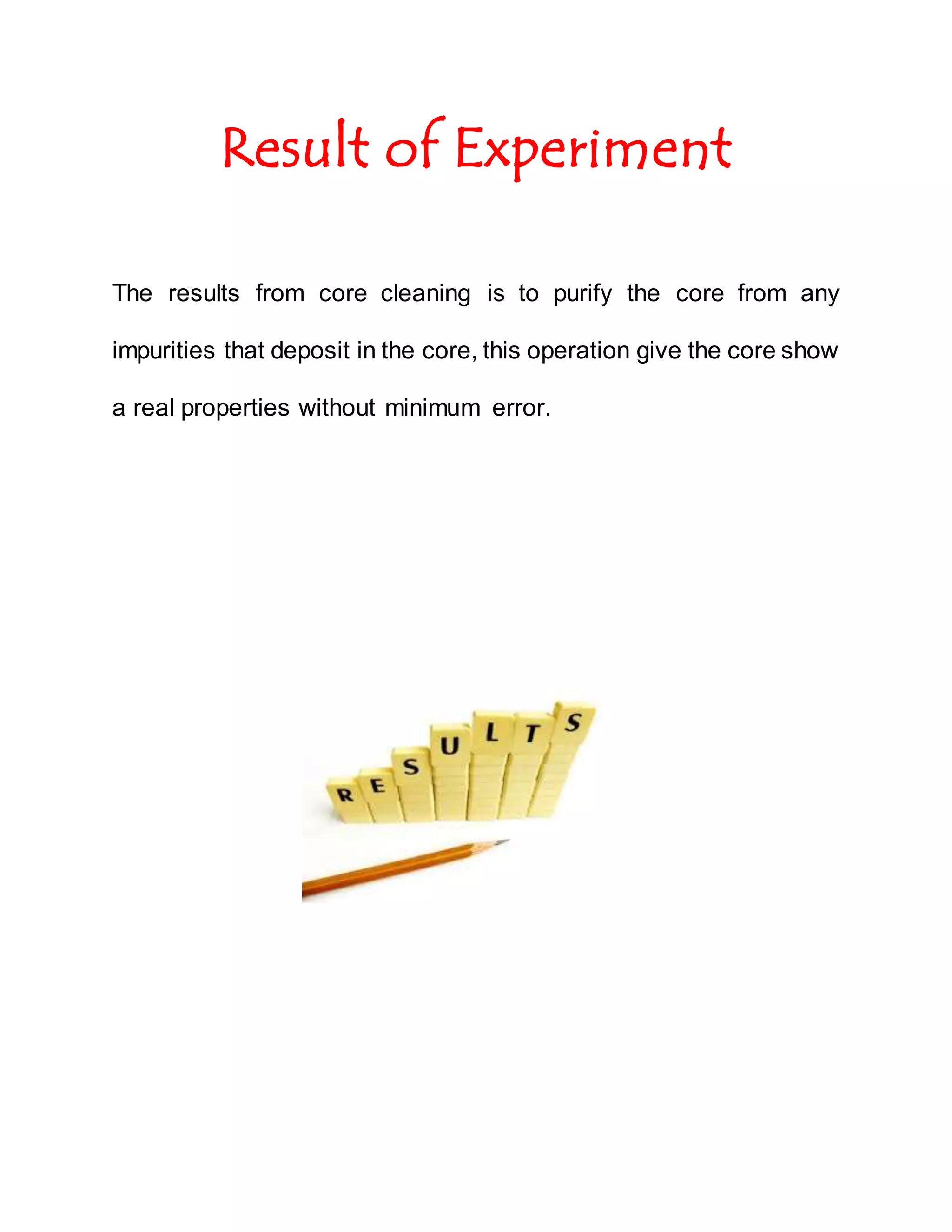 Core cleaning | DOCX