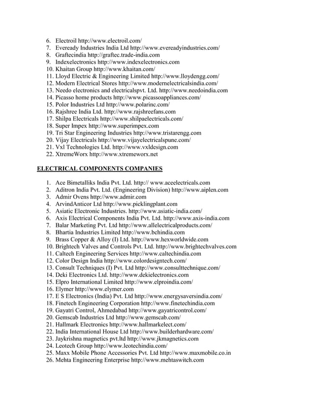 Core companies for eee | PDF