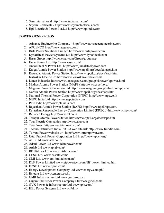 Core companies for eee | PDF