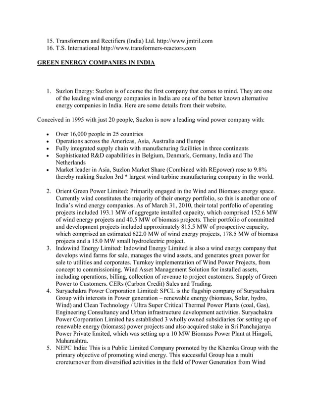 Core companies for eee | PDF