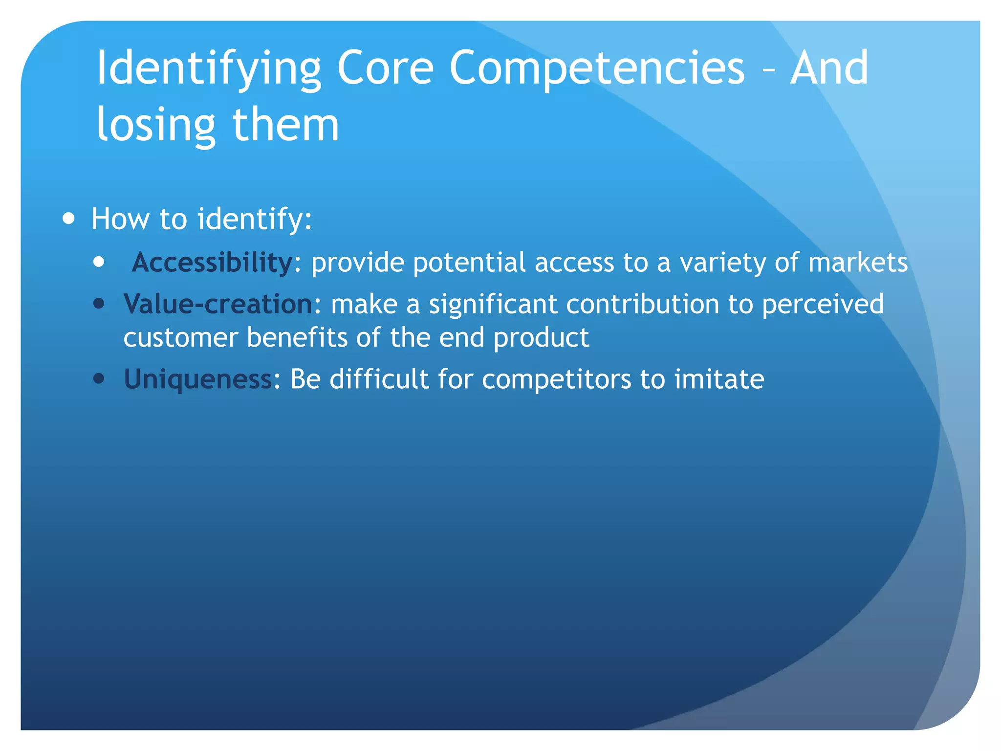 Core competence | PPTX
