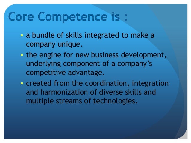 Core competence