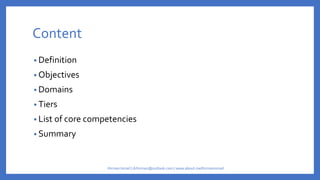 Core competencies - Medical Development Division | PPTX
