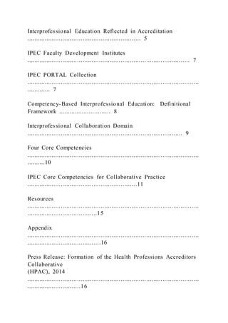Core Competencies for Interprofessional Collaborat | DOCX