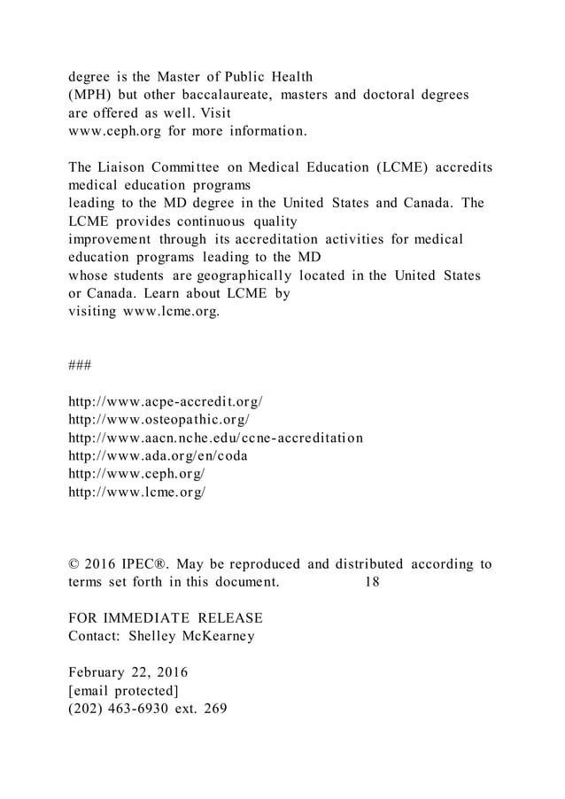 Core Competencies for Interprofessional Collaborat | PDF