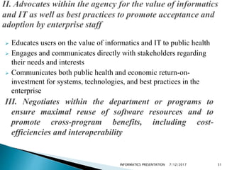 Core competencies for public health informatics | PPTX