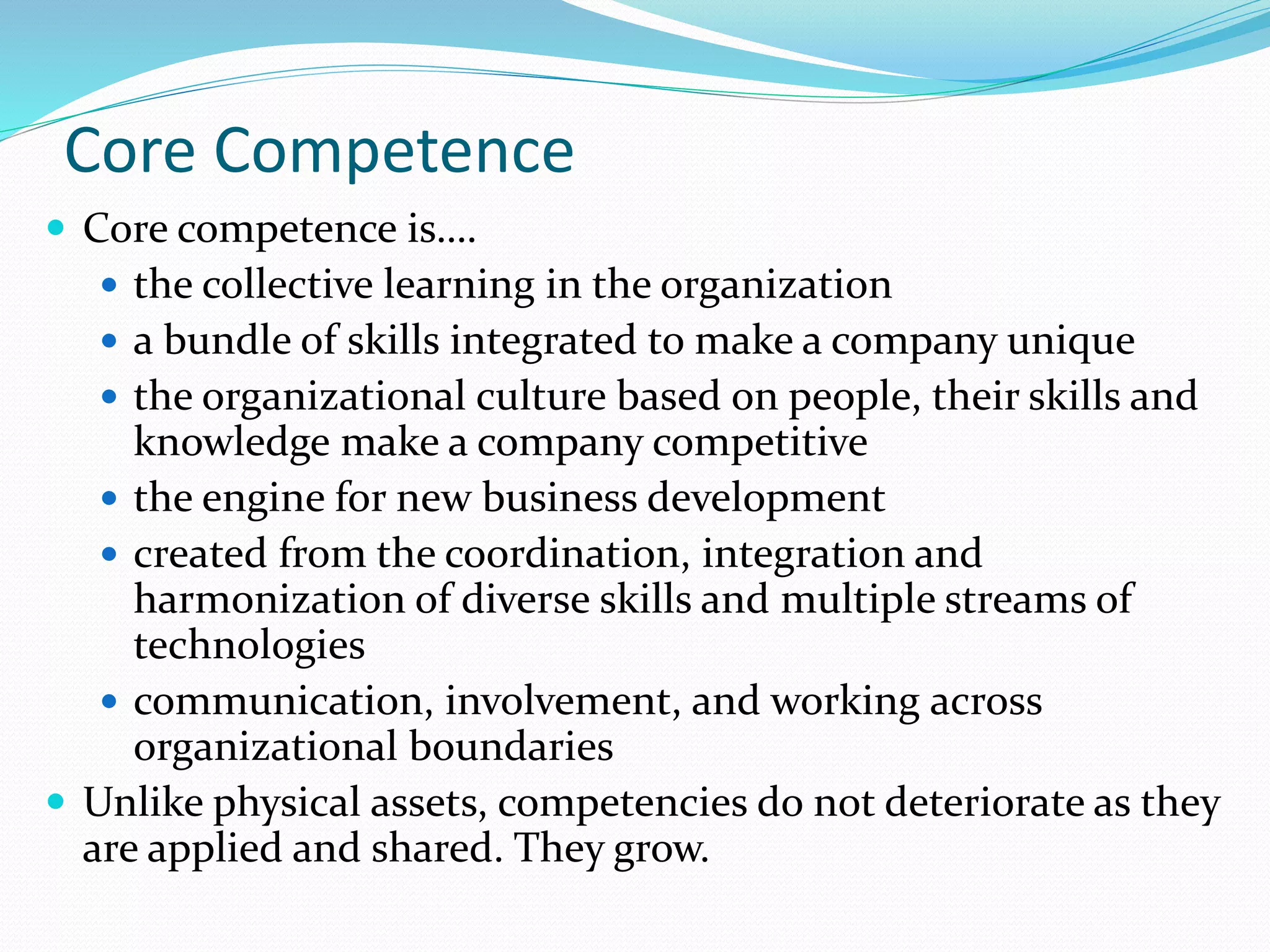 Core competencies | PPTX