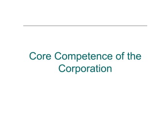 Core Competency & Competitive Advantage | PPT