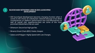 Core Concept of IDO Launchpad Development and its benefits.pptx