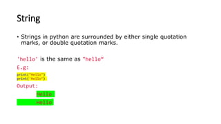 Core Concept_Python.pptx | Programming Languages | Computing