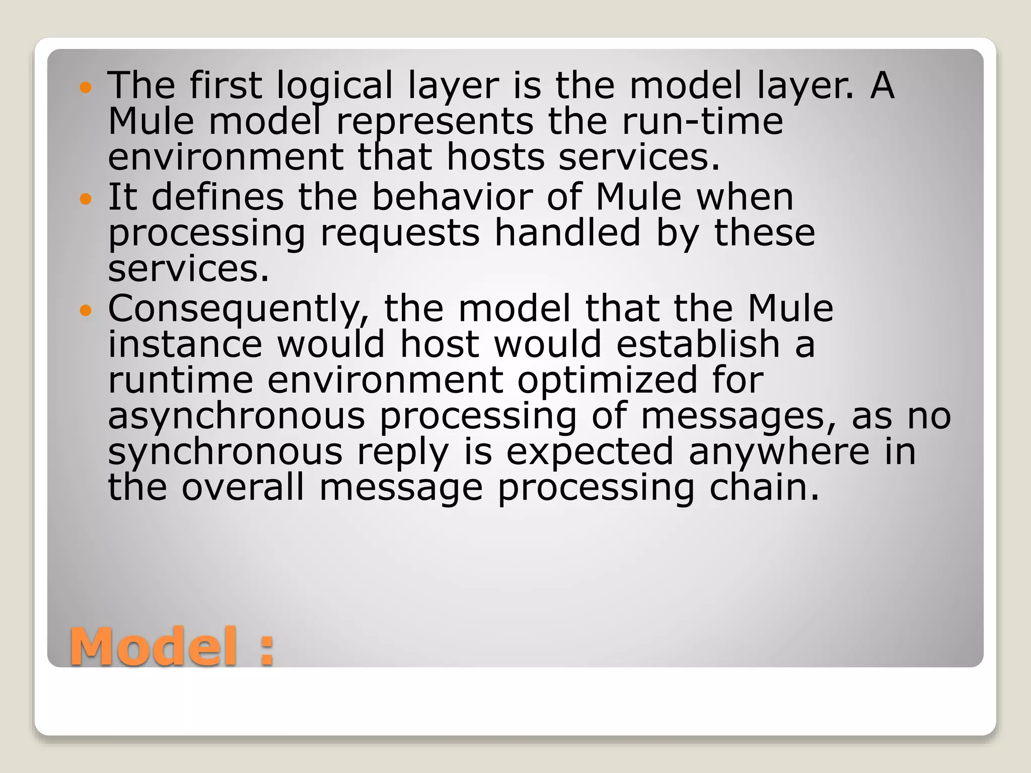 Core concepts in mule | PPTX | Internet | Computing