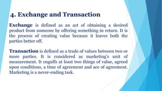 Core Concepts of Marketing | PPTX