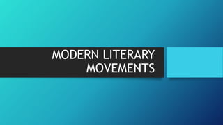 Core concepts of modernism | PPTX | Modern Art | Fine Art