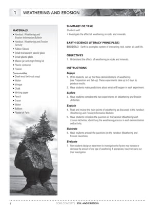Core Concepts Soil and Erosion | PDF
