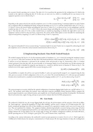 Economic Excavator Configuration for Earthwork Scheduling | PDF