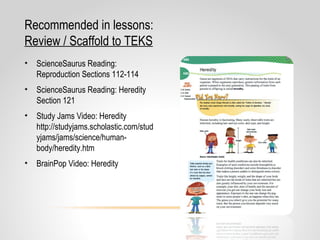 Core Content Coaching Grade 7 4th SW Heredity & Reproduction 14-15 | PPT