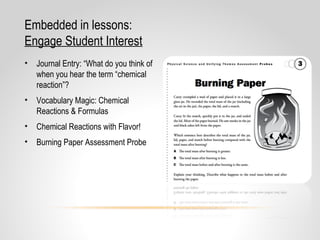 Core Content Coaching Grade 8 Chemical Reactions 14-15 | PPT