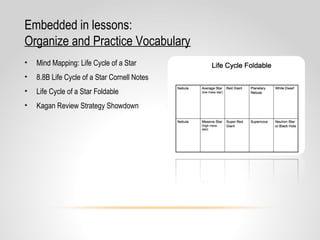Core Content Coaching Grade 8 Life Cycle of a Star 14-15 | PPT