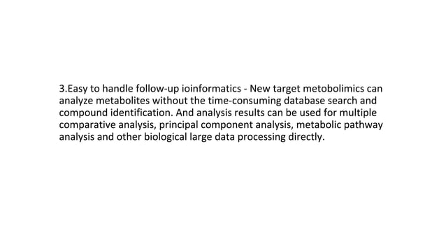 The Complete Guide for Metabolomics Methods and Application | PPT | Free Download