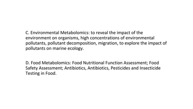The Complete Guide for Metabolomics Methods and Application | PPT