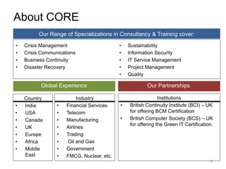 CORE MANAGEMENT CONSULTING | PPT