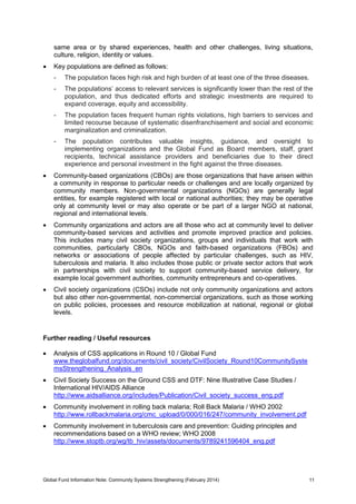 community systems strenght hening | PDF