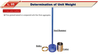 Core cutter method | PDF