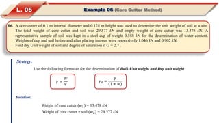 Core cutter method | PDF