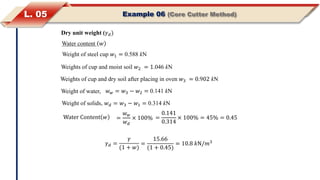 Core cutter method | PDF