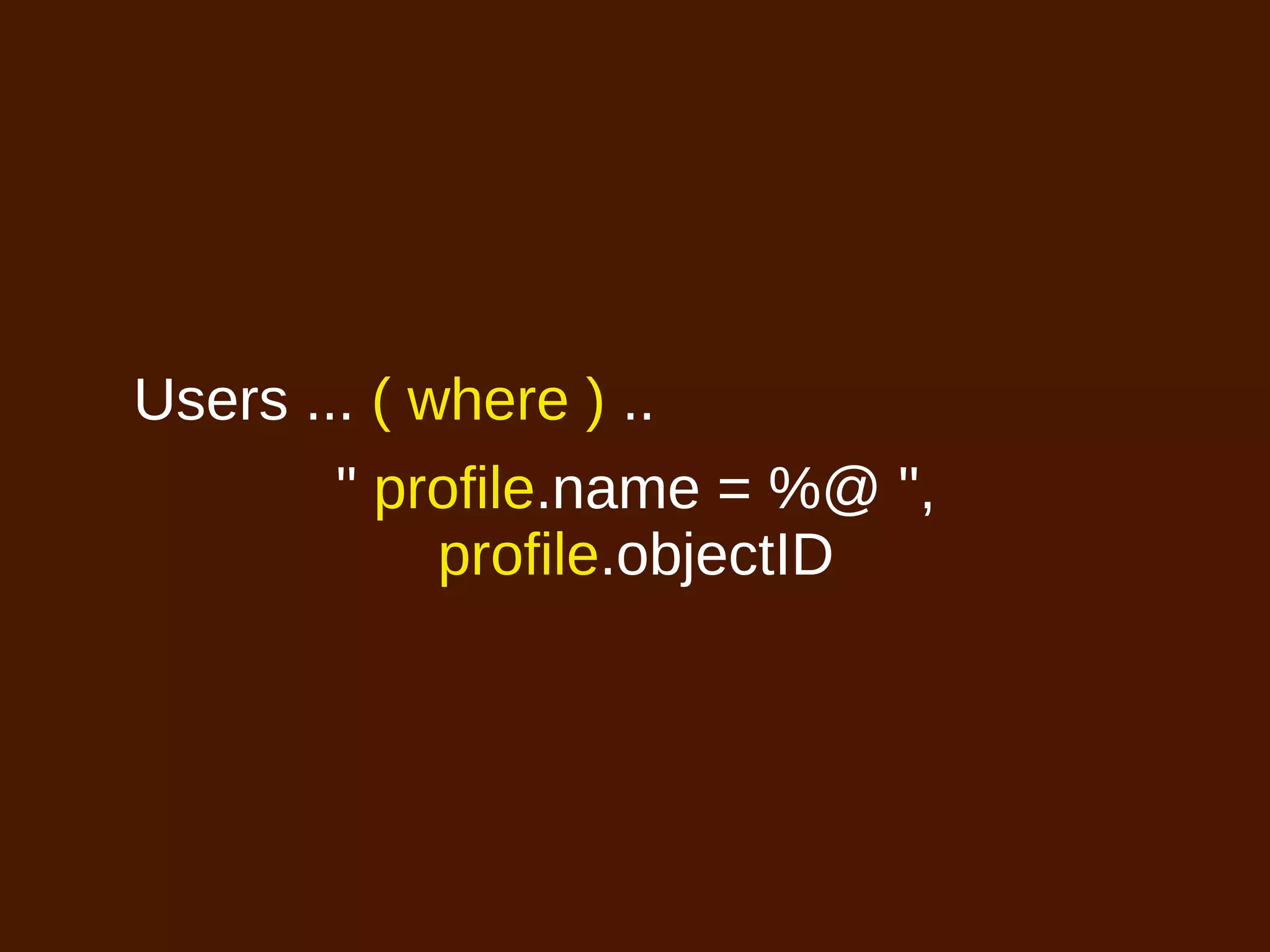 Core Data without headaches | PPT