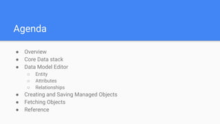 Core data in Swfit | PPT | Free Download