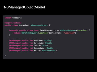 Mashup iOS - Core data | PPT