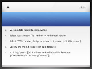Core Data Migration | PPT