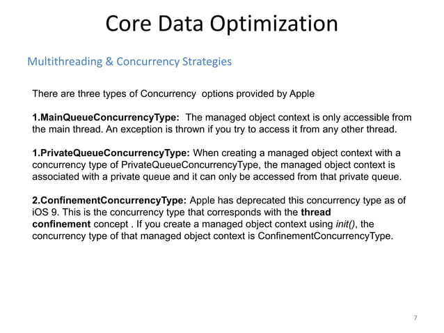 Core data optimization | PPT