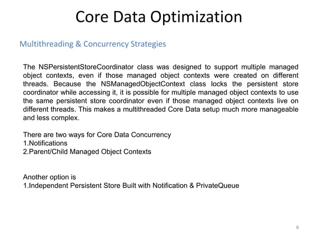 Core Data Performance Guide Line | PPT