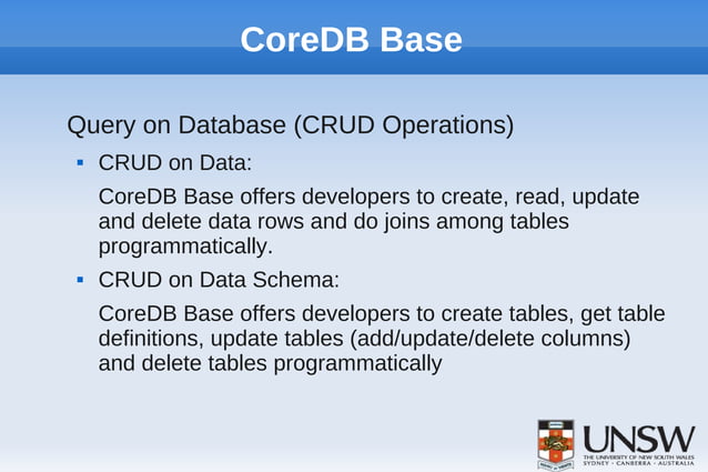 Core db framework | PDF | Databases | Computer Software and Applications