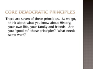 7 Core Democratic Principles - Definitions and Real World Application ...