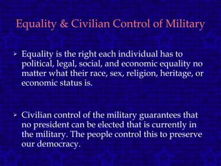 Core Democratic Values | PPT