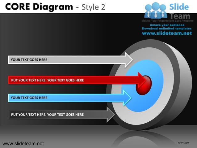 Core diagram design 2 powerpoint ppt slides. | PDF