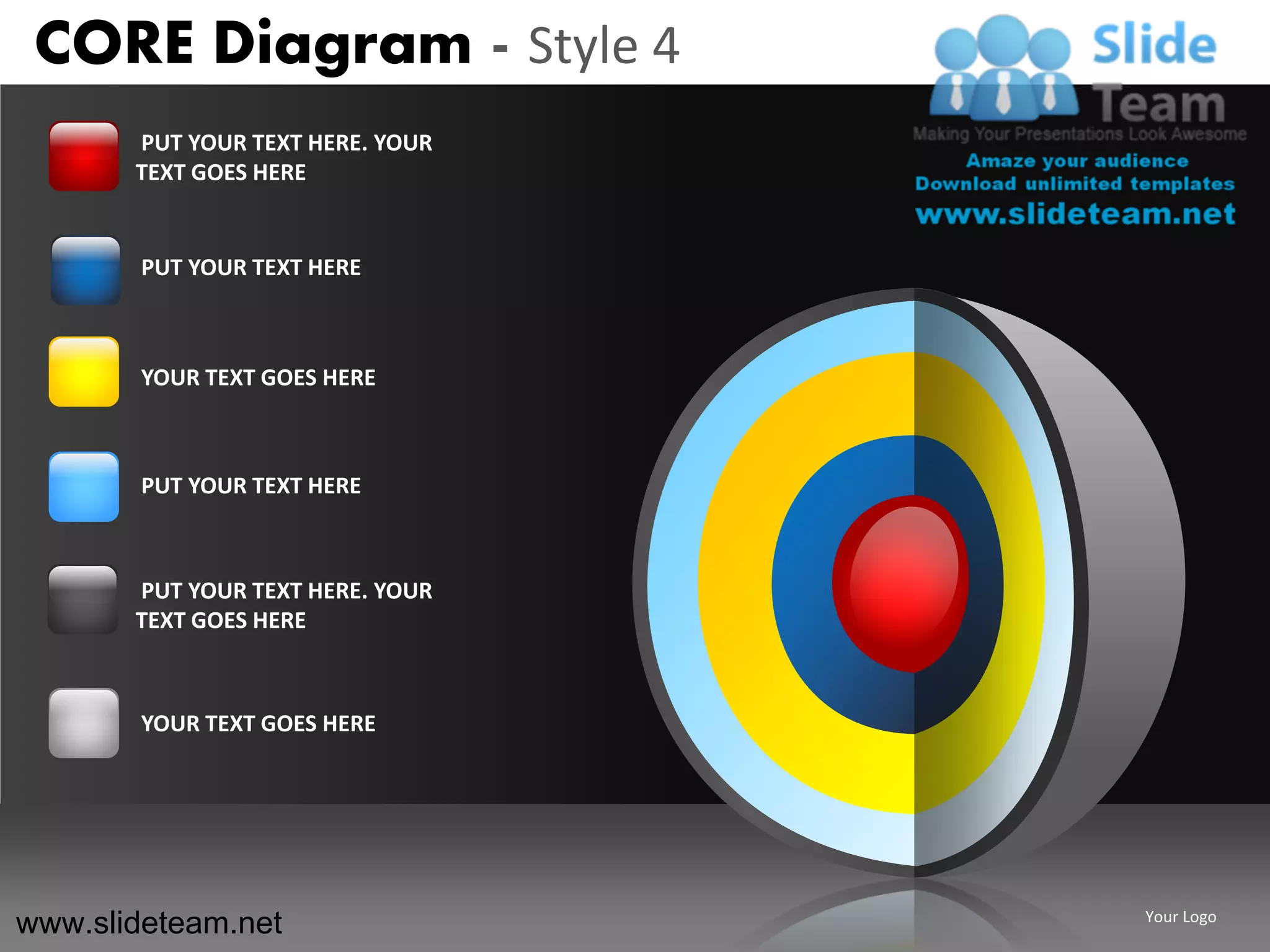 Core diagram design 4 powerpoint ppt templates. | PDF