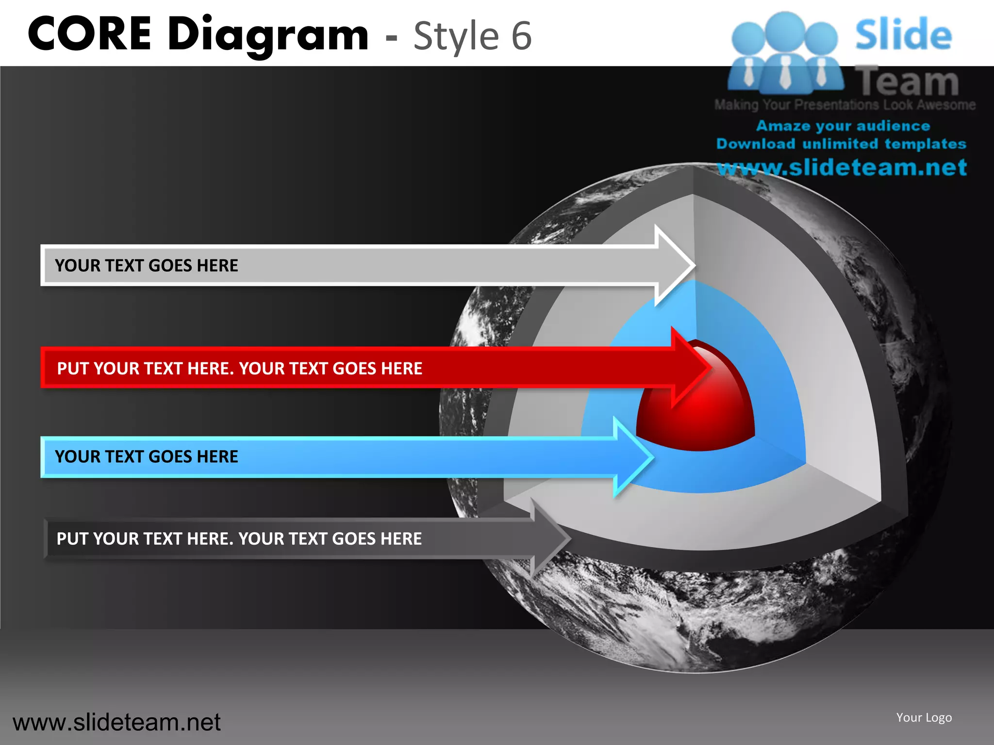 Core diagram design 6 powerpoint ppt templates. | PDF