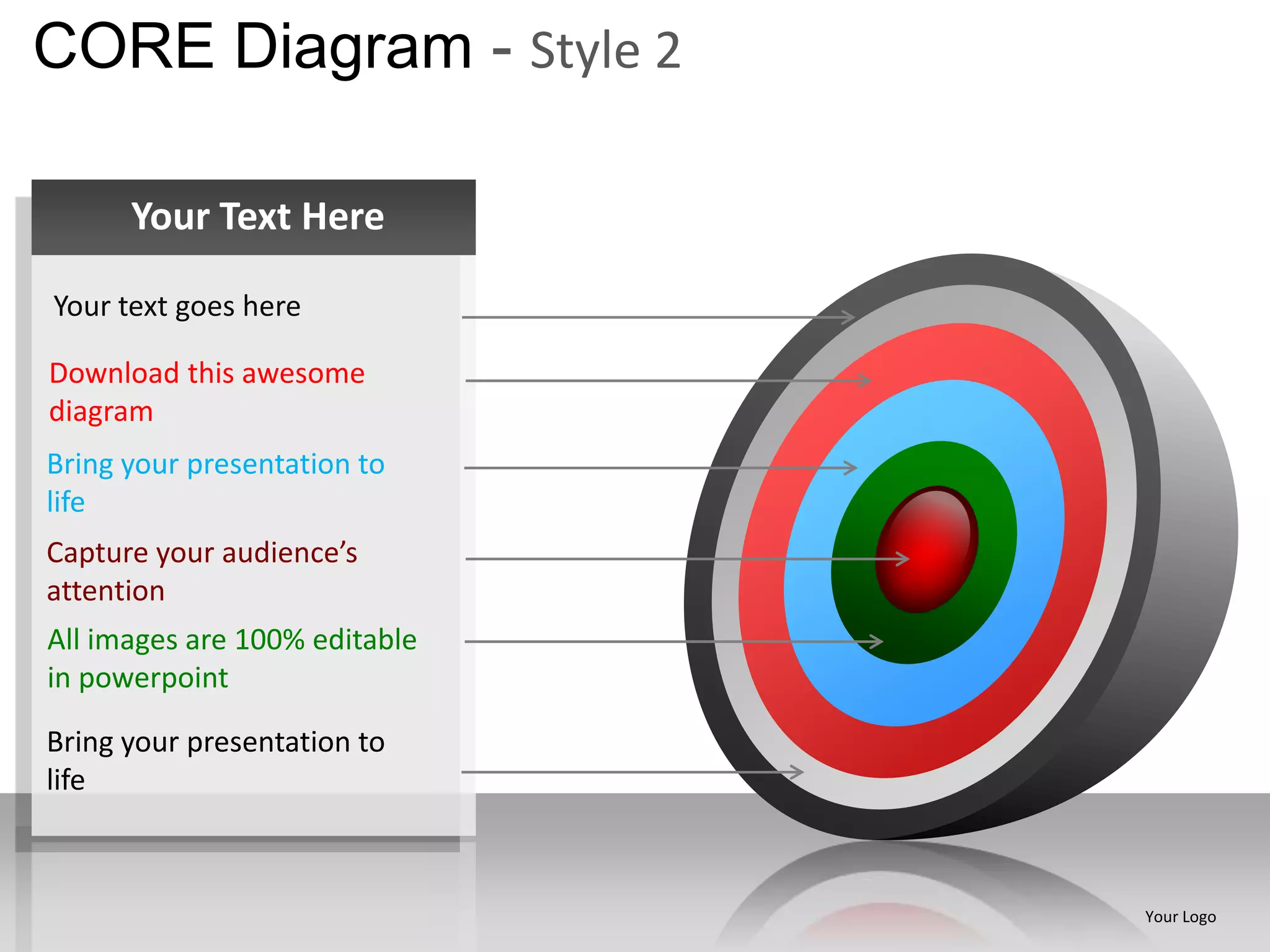 Core diagram style 2 powerpoint presentation templates | PPT